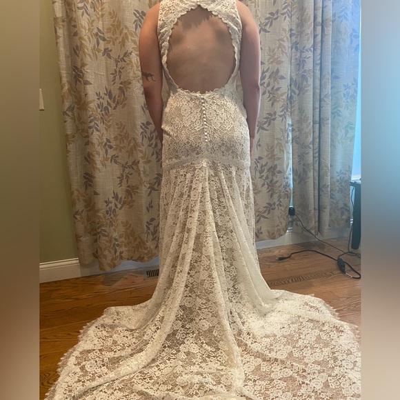 Lillian West | Dresses | Lillian West Lace Wedding Gown | Poshmark